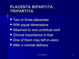 The placenta and its abnormalities | PPT | Pregnancy | Reproductive Health