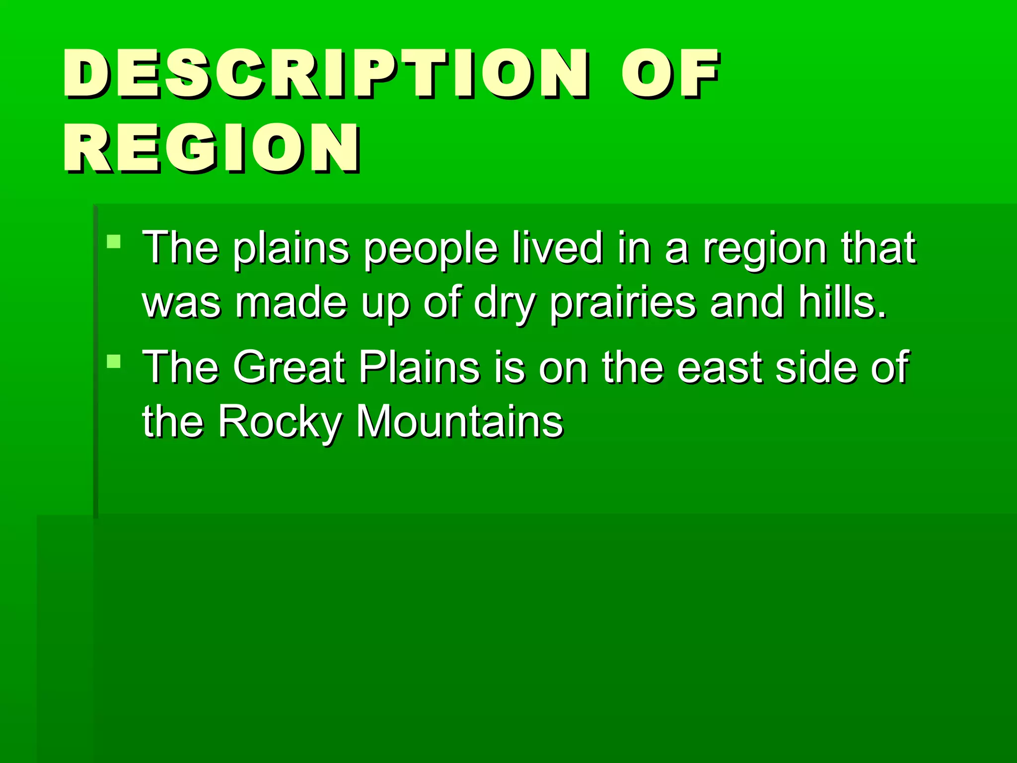The plains people | PPT