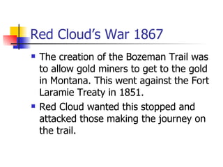 The Plains Wars | PPT