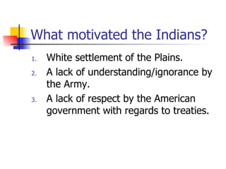 The Plains Wars | PPT