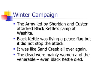 The Plains Wars | PPT