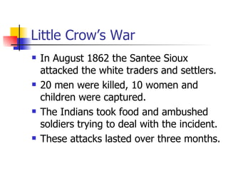 The Plains Wars | PPT