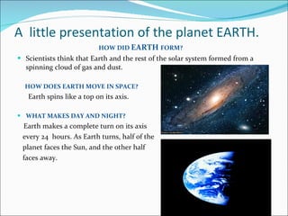 The planet earth | PPT