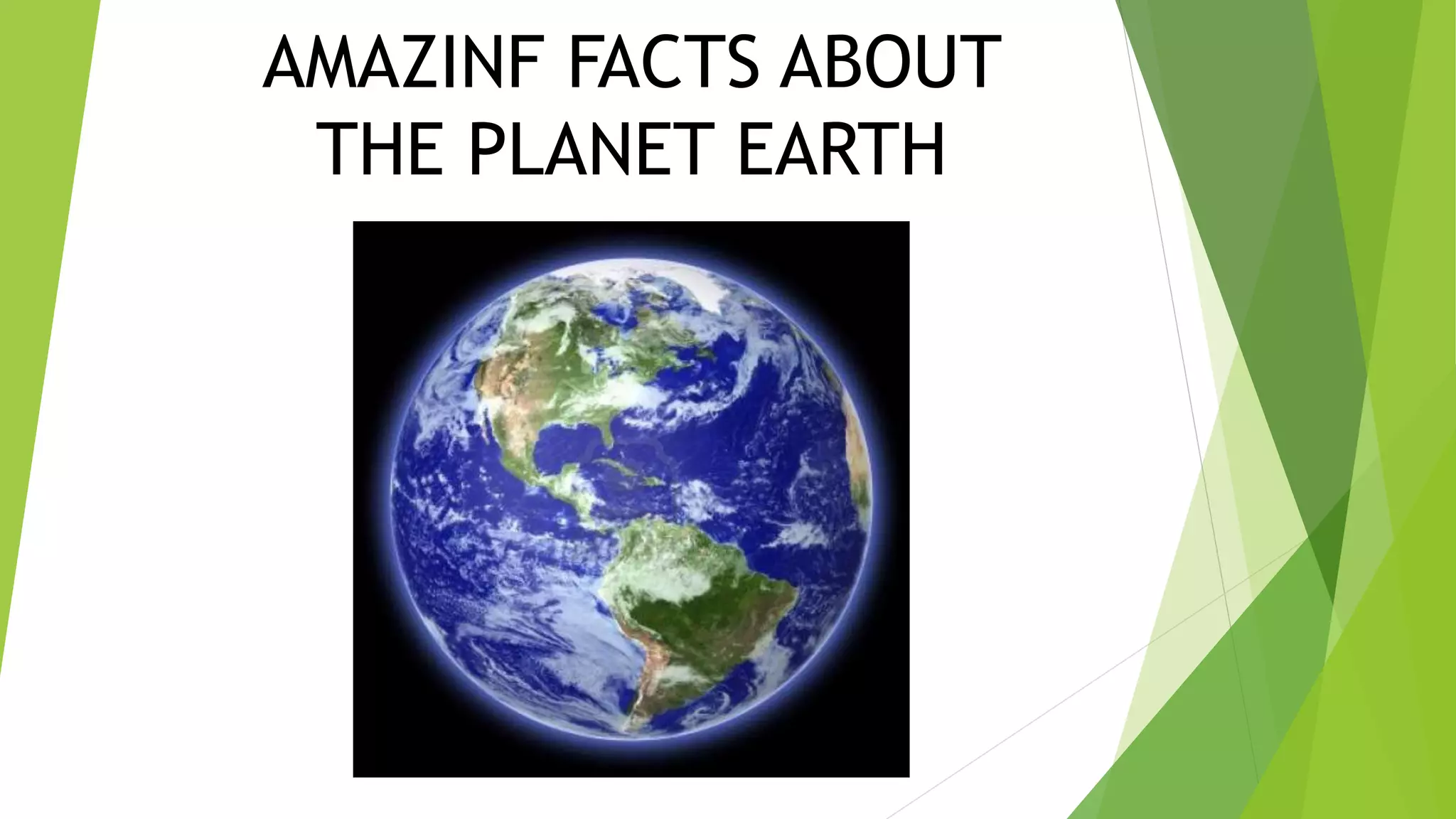 The planet earth | PPTX