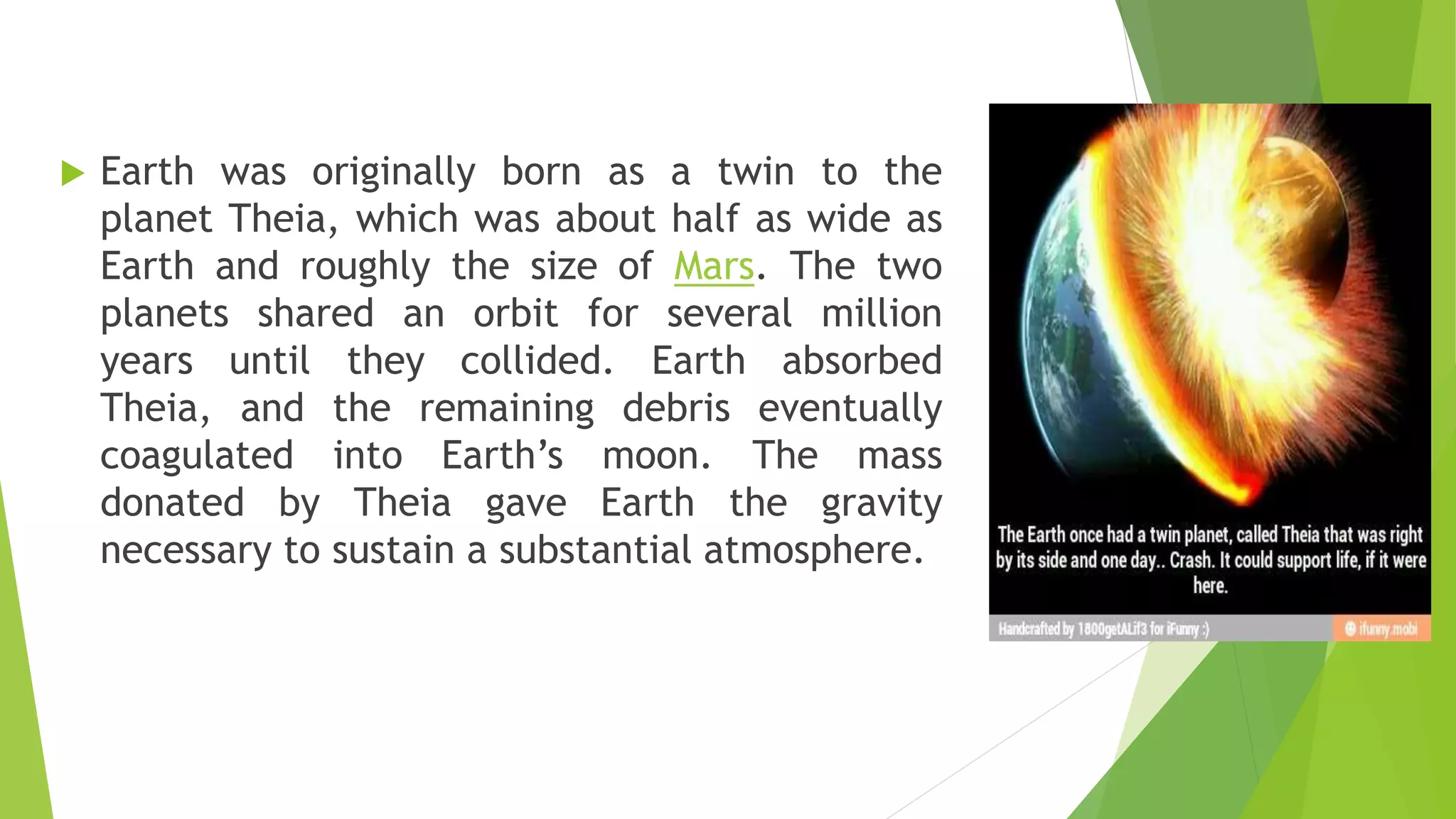 The planet earth | PPTX