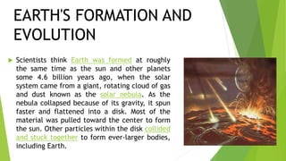 The planet earth | PPTX