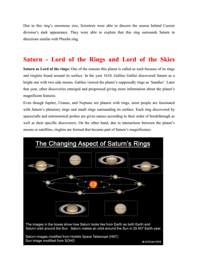 Saturn Planet | PDF | Space and Astronomy | Science