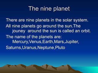 The Planets | PPT