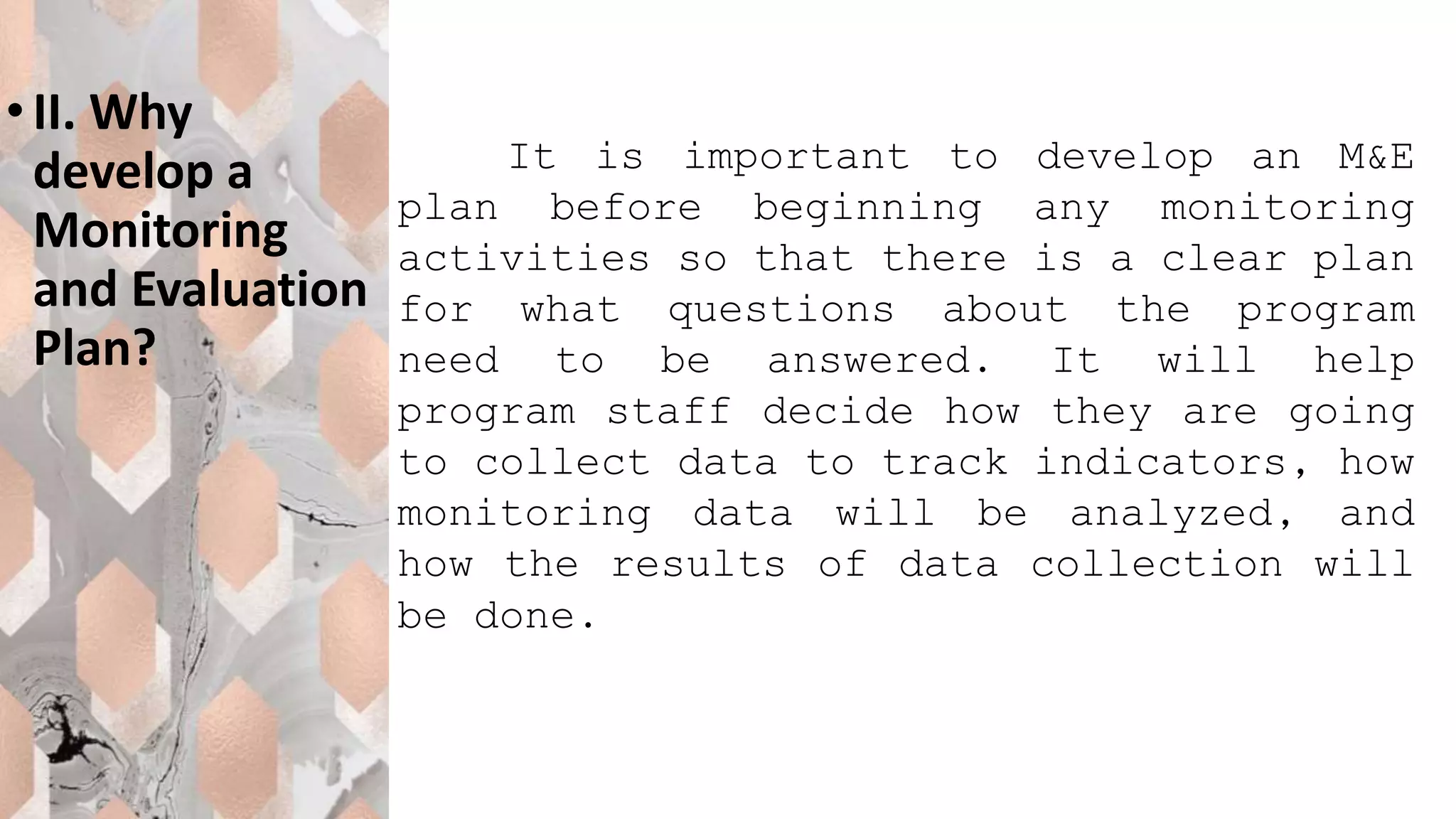 THE PLANNING AND MANAGEMENT OF MONITORING AND EVALUATION OF STRATEGY.pptx | Educational ...