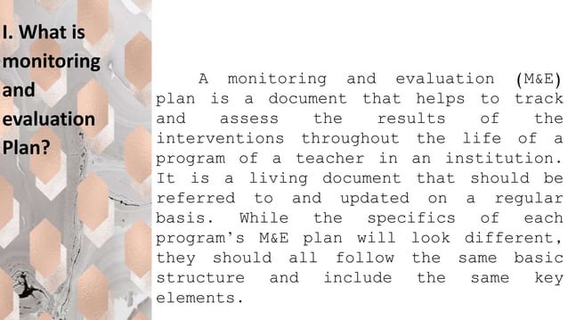 THE PLANNING AND MANAGEMENT OF MONITORING AND EVALUATION OF STRATEGY.pptx | Educational ...