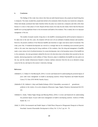 The Environmental and Socio-Economic Implication of Residential Buildings in Proximate Distance ...