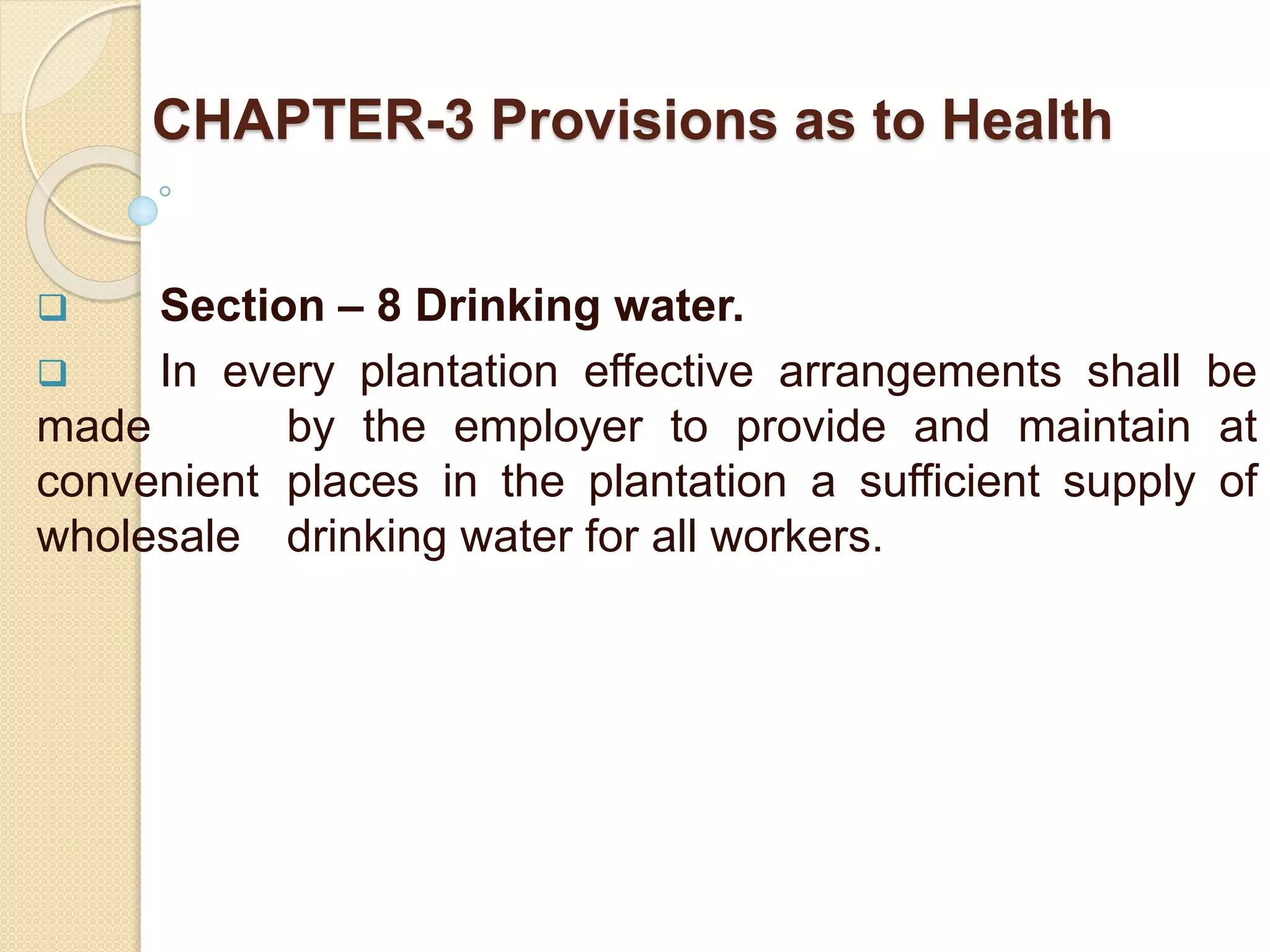 The plantation labour act 1951 | PPTX
