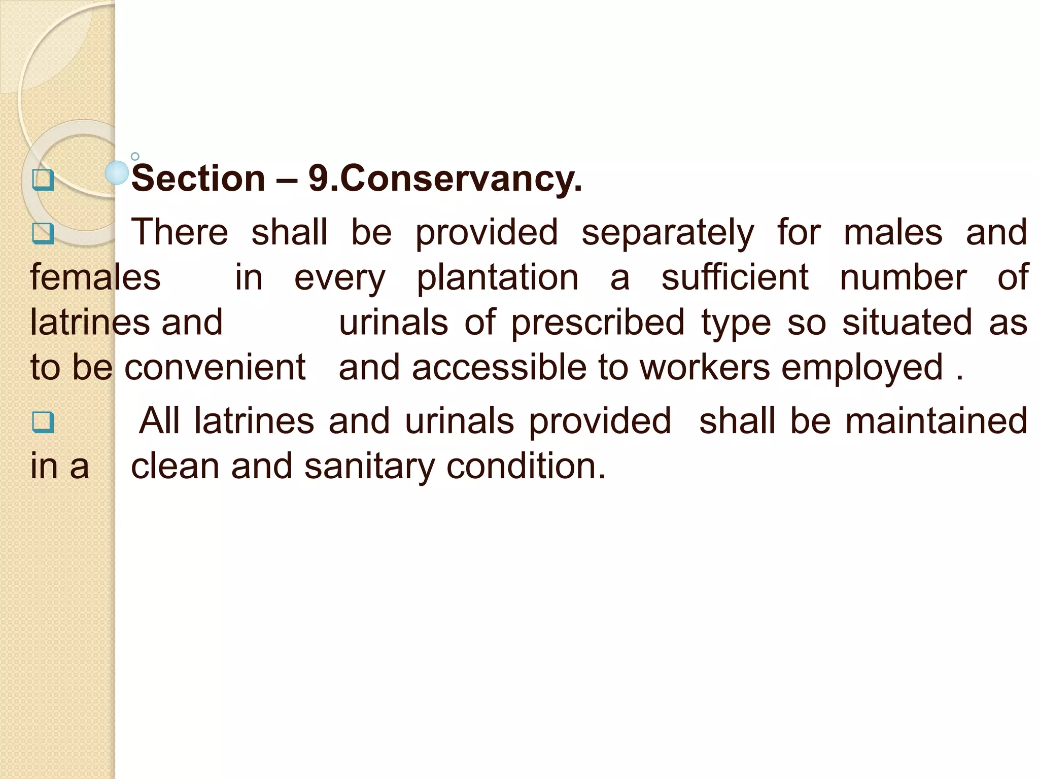 The plantation labour act 1951 | PPTX