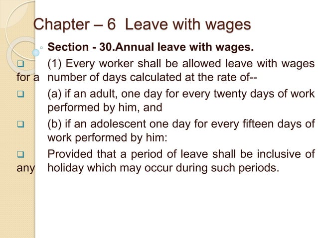 The plantation labour act 1951 | PPTX | Law