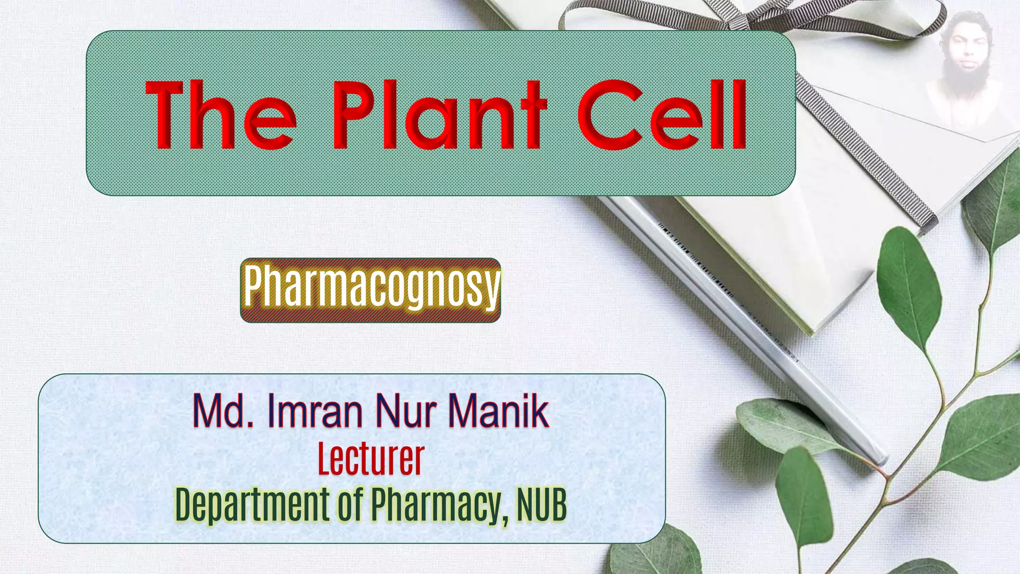 The Plant Cell (Pharmacognosy) MANIK | PDF