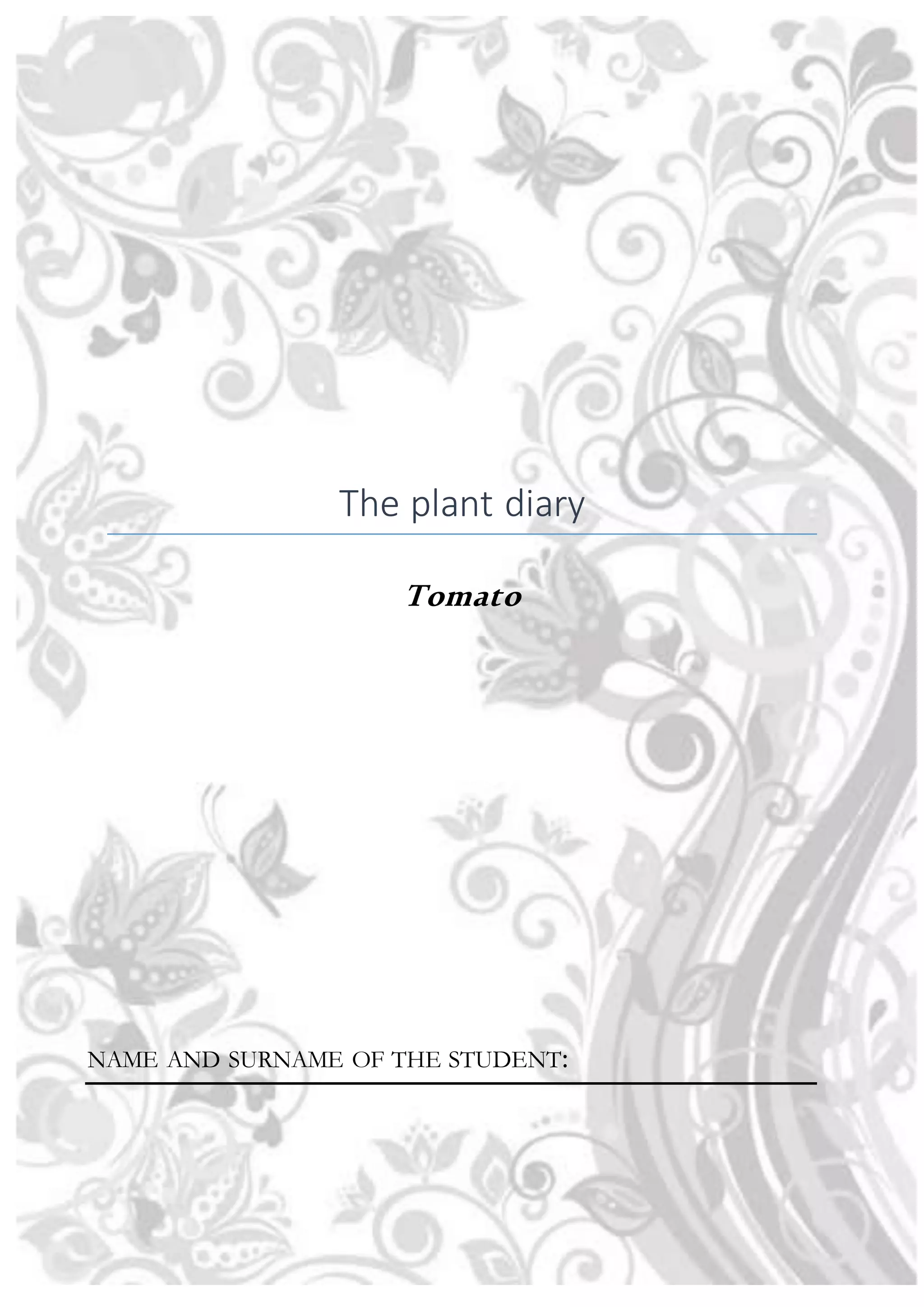 The plant diary in english | PDF