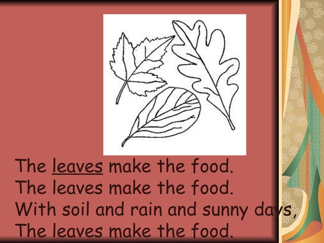 The Plant Part Song | PPT