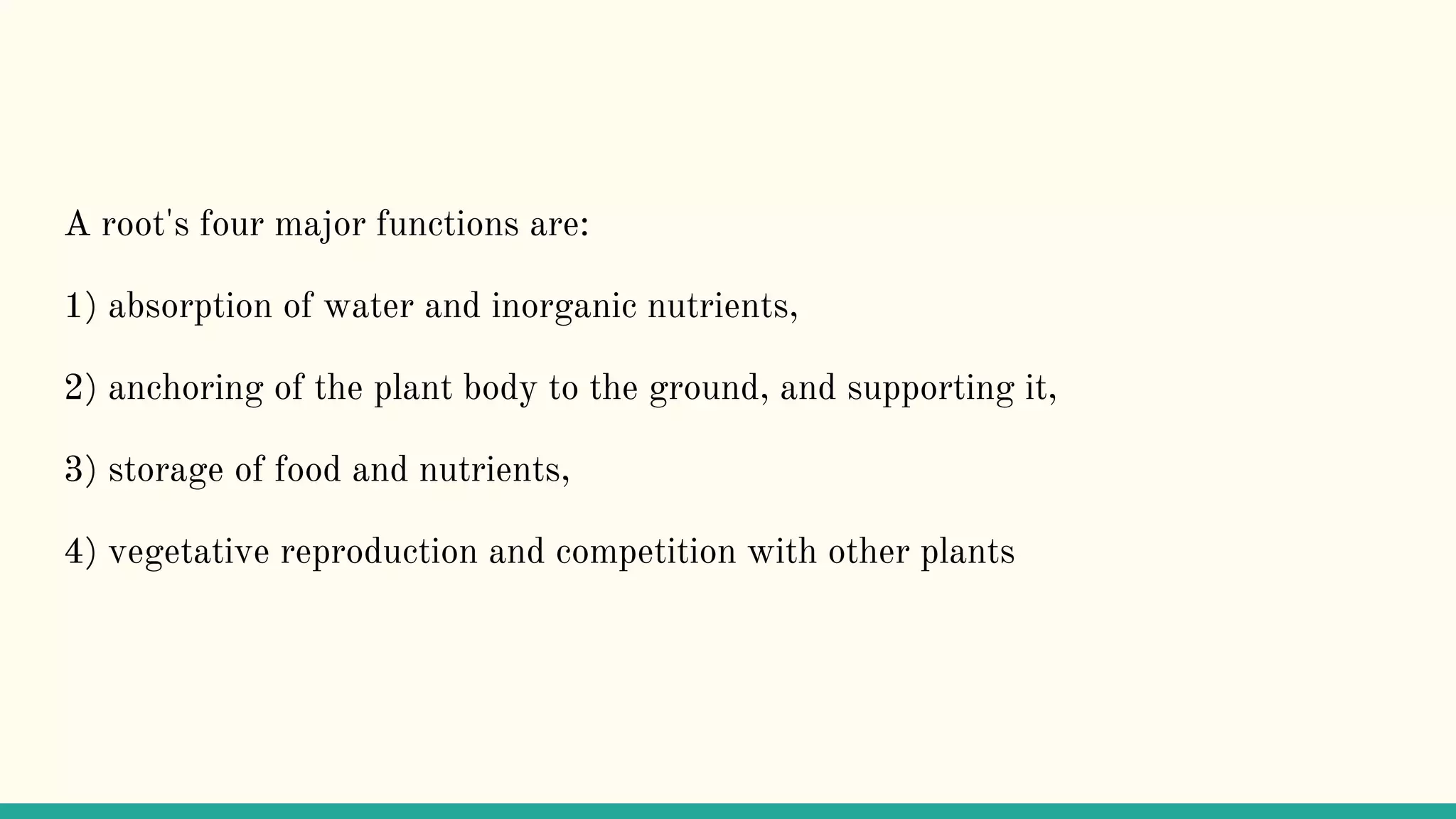 The plant system | PDF