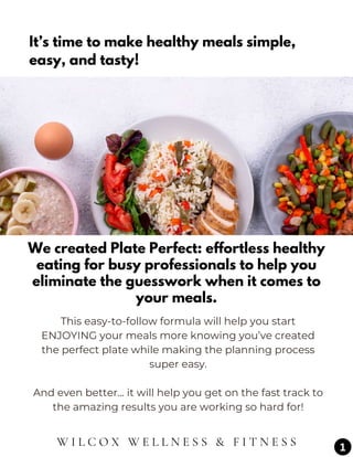 The Plate Perfect Formula | PDF | Nutrition | Healthy Living