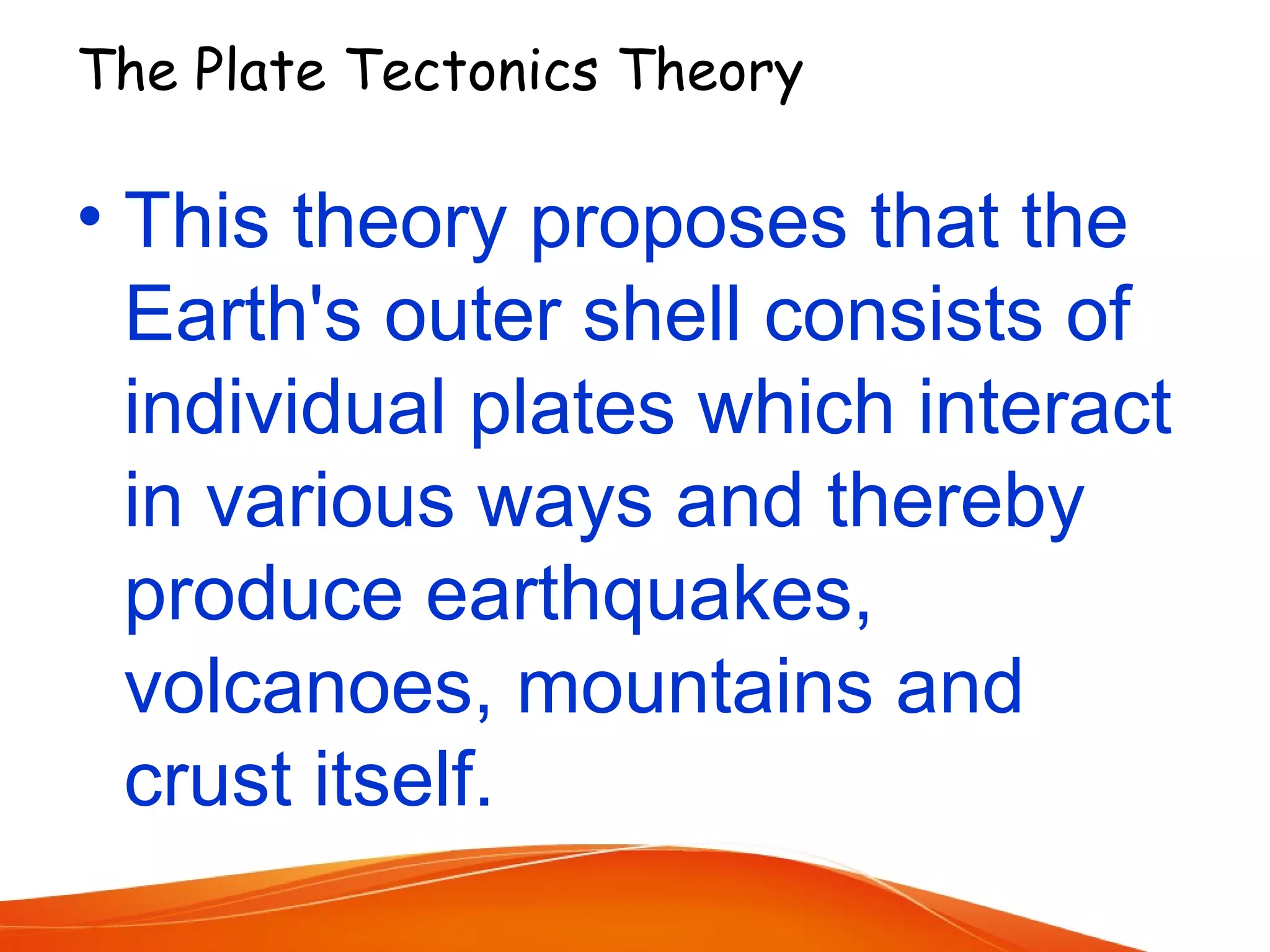 The Plate Tectonics Theory | PPT