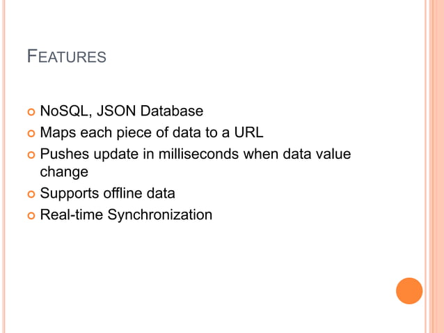 The platform (firebase) | PPTX | Internet | Computing