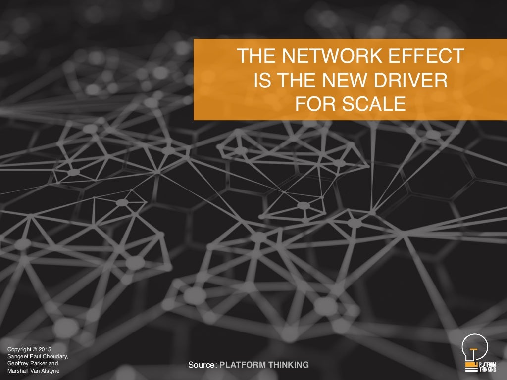THE NETWORK EFFECT IS THE