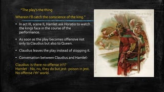 The play within the play in Hamlet | PPTX