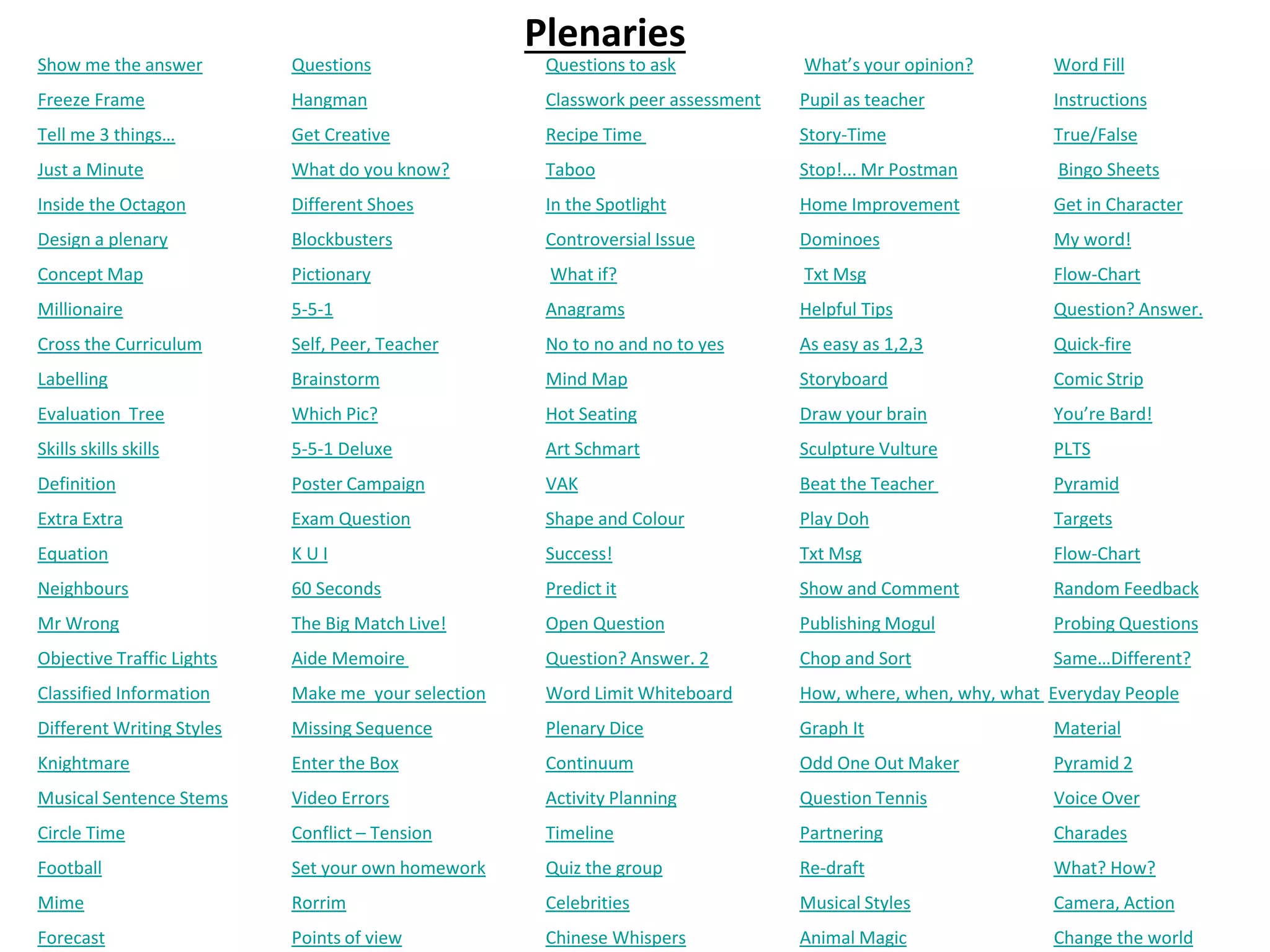 The plenary producer | PDF