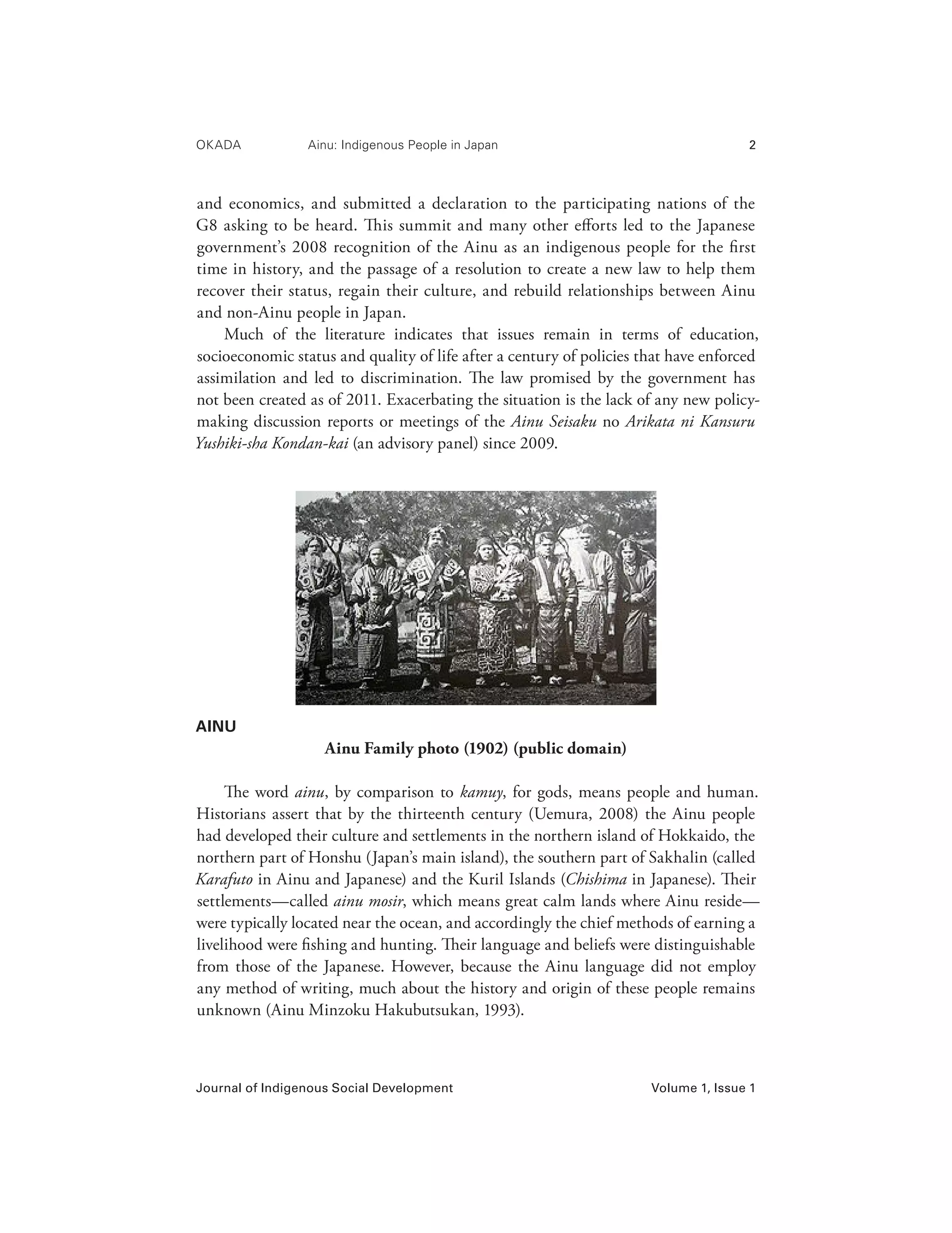 The plight of ainu, indigenous people of japan | PDF