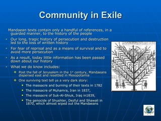 The Plight Of The Mandaeans, Boston New | PPT