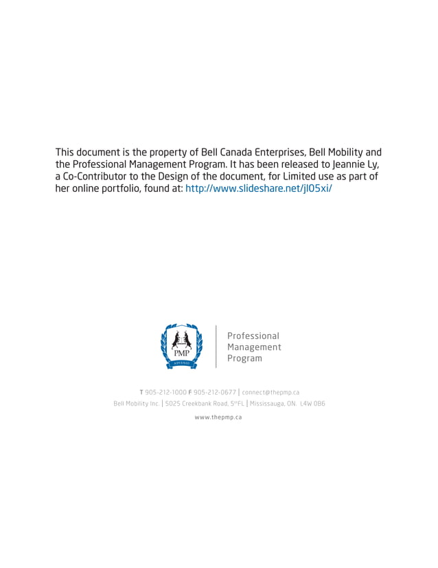 Bell Professional Management Program Brochure | PDF