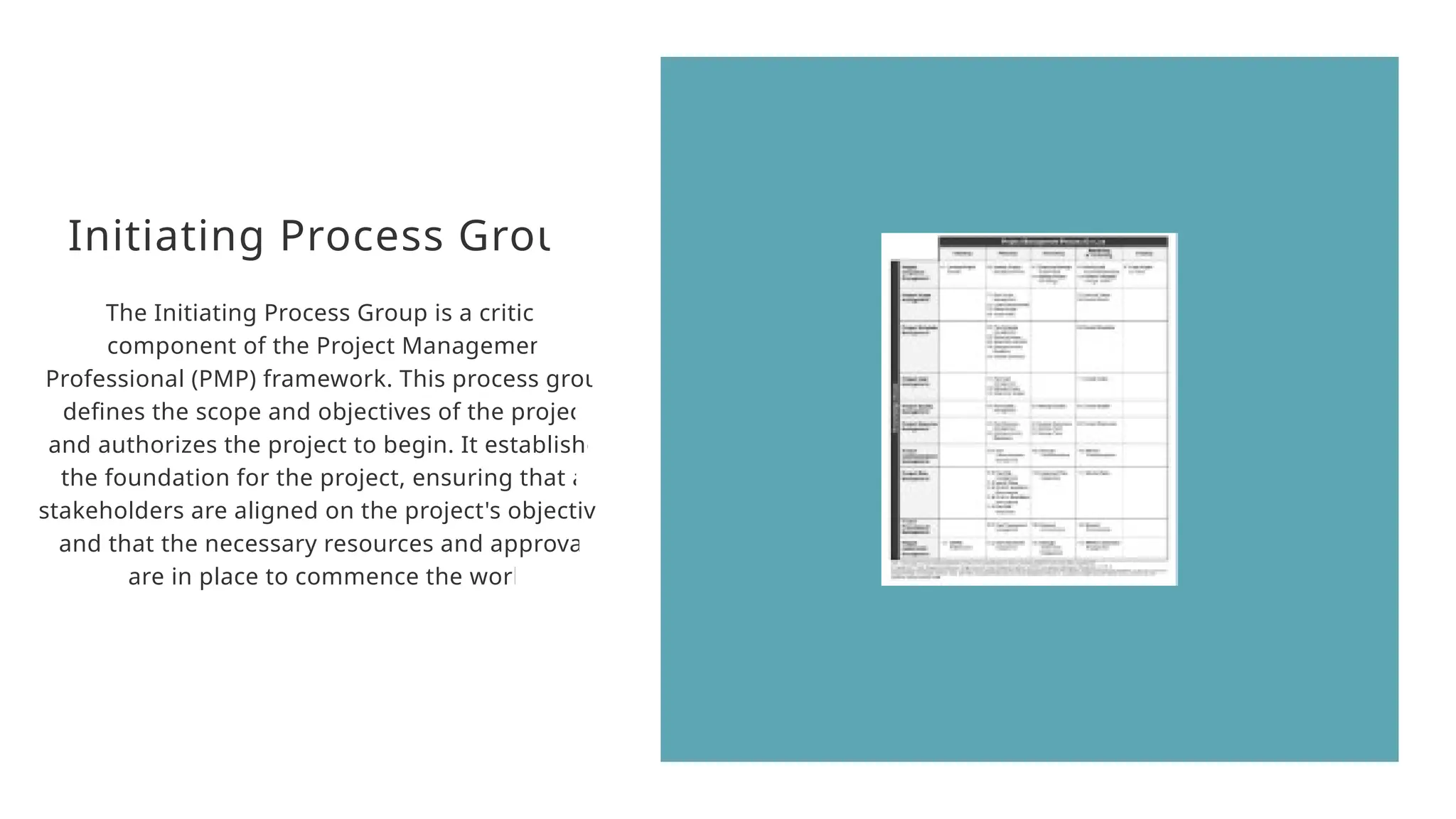 Basics of the PMP Process Group - Project Management | PPT