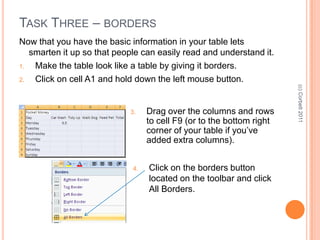 Excel Tutorial - The Pocket Money Calculator | PPTX