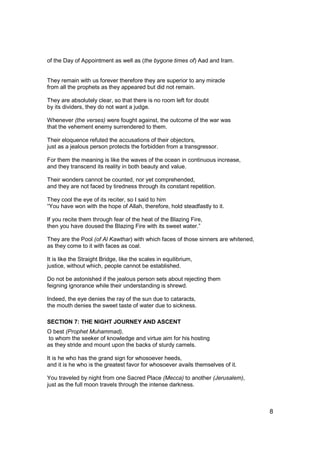 The English poem of praising the Prophet by busairi | PDF | Islam ...