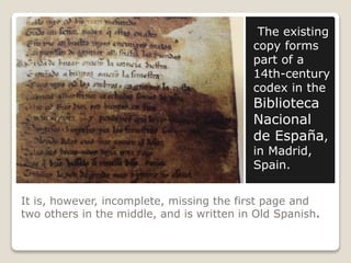 The poem of the cid | PPTX