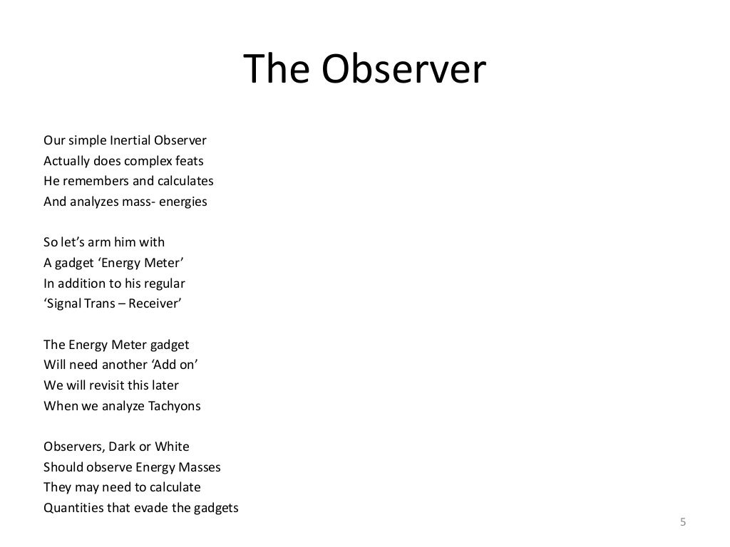 The poem of universe part I