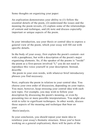 The poems are attached!!!!Poetry Explication--AssignmentInstruc.docx