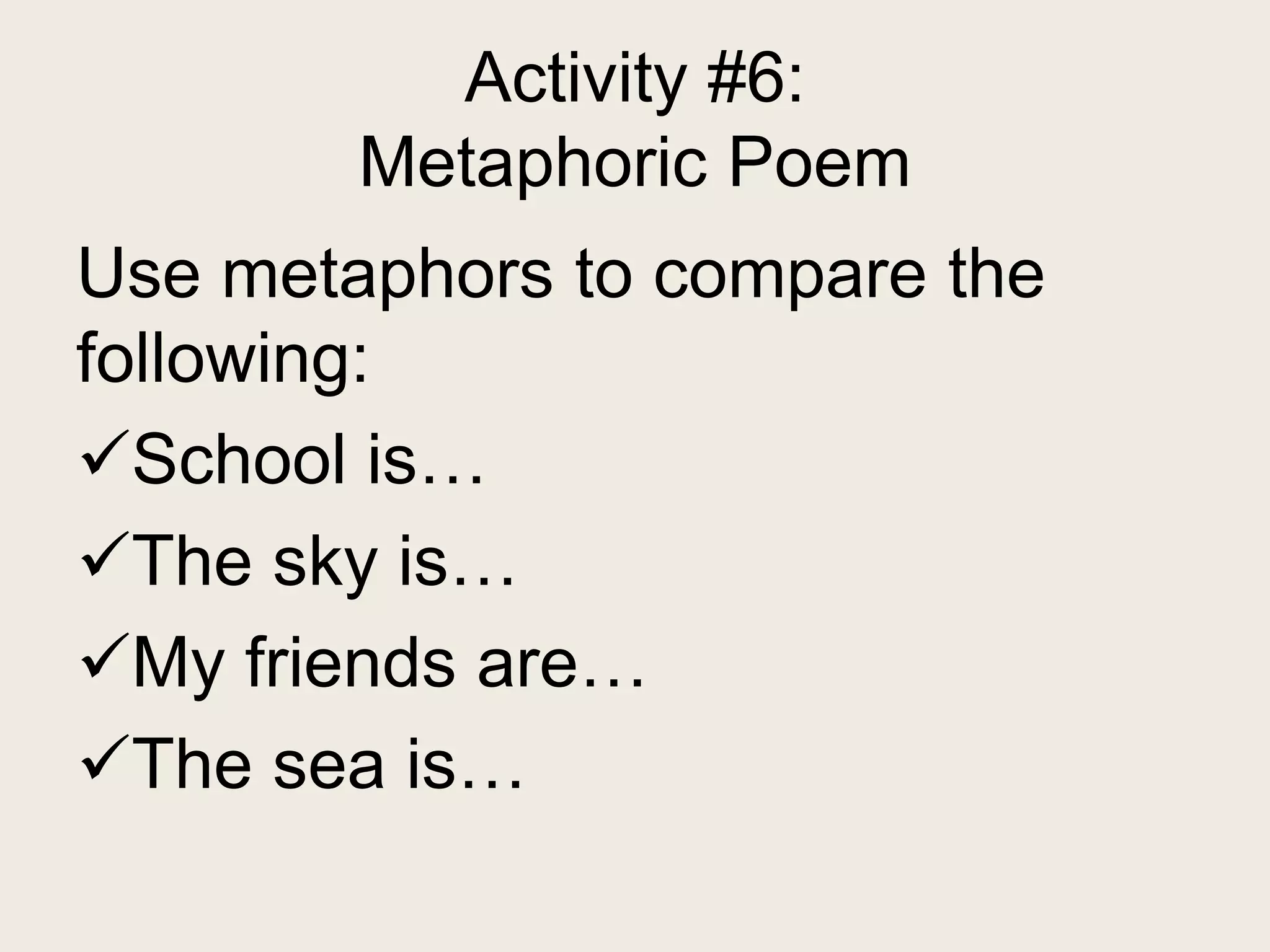 The Poet in You: A mini-workshop on poetry writing | PPSX