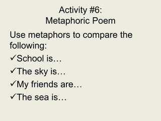 The Poet in You: A mini-workshop on poetry writing | PPSX