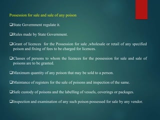 The poison act, 1919 | PDF