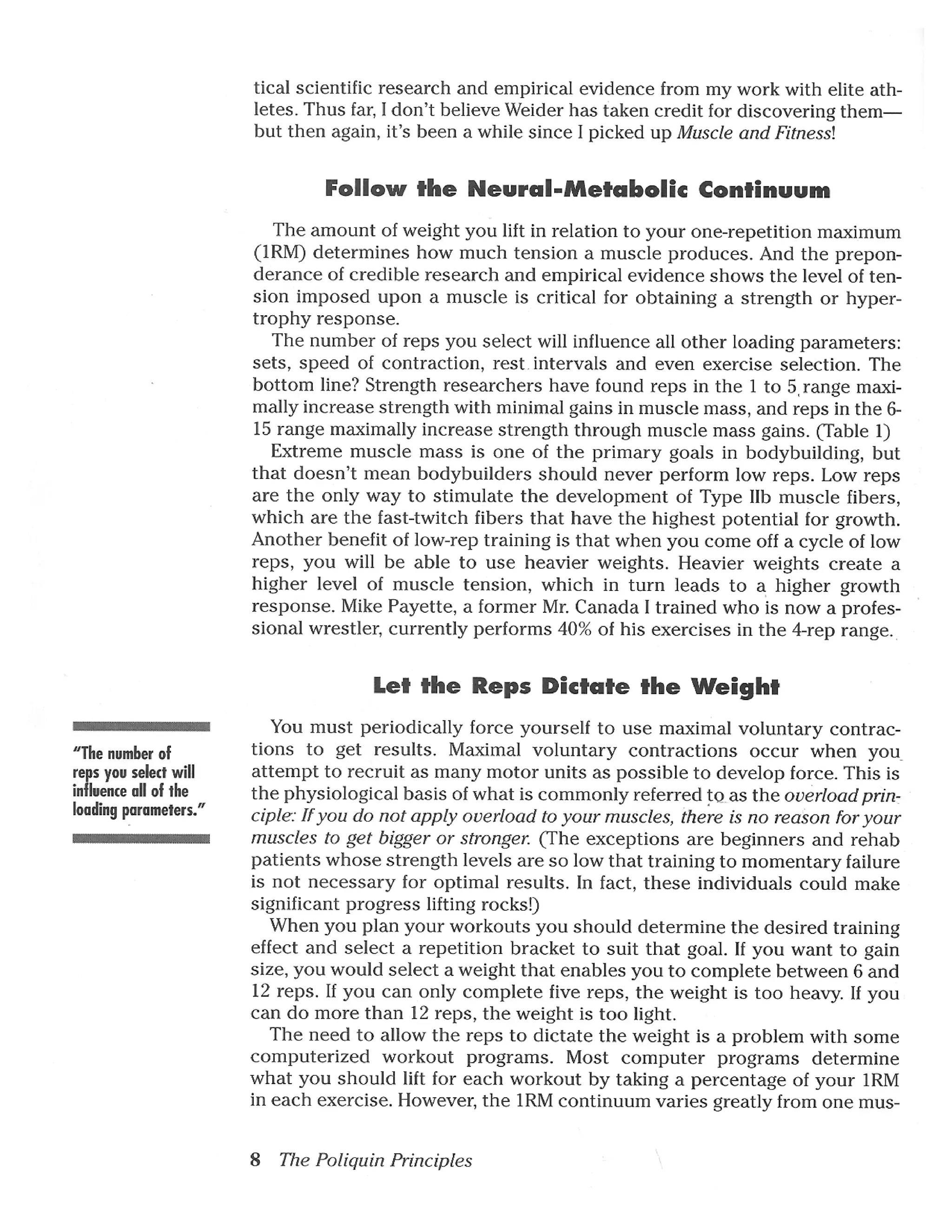 The poliquin principles | PDF