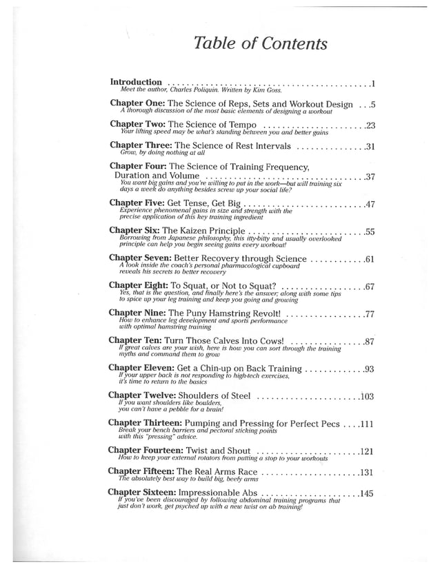 The poliquin principles | PDF