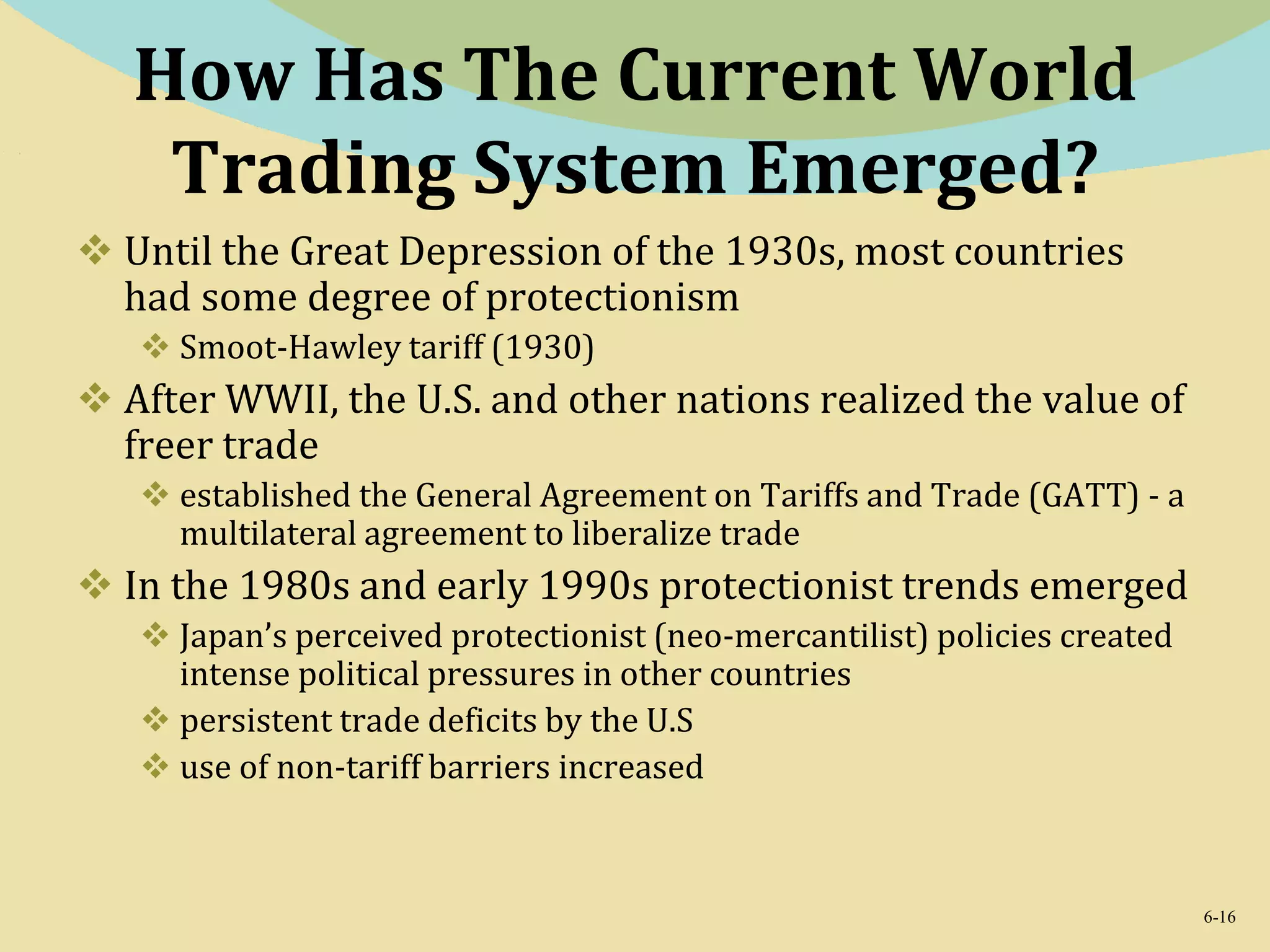 The political economy of international trade | PPT