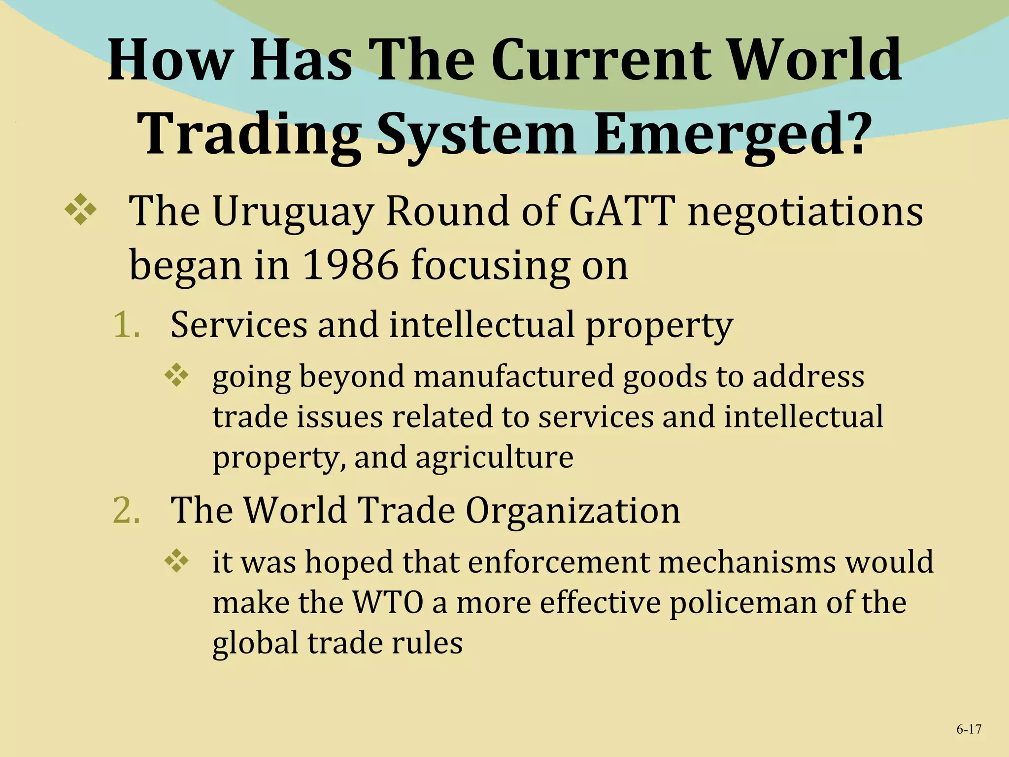 The political economy of international trade | PPT