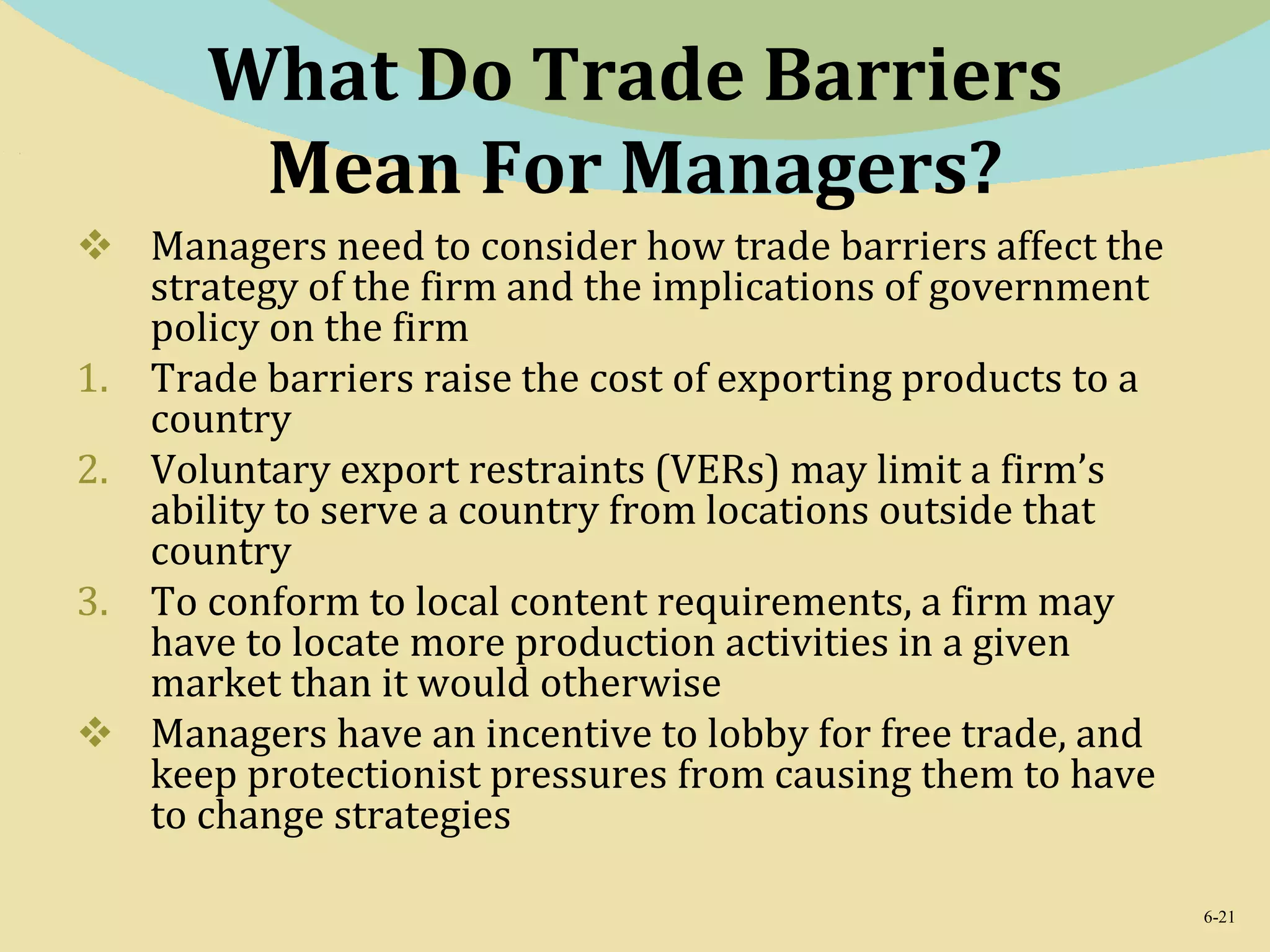 The political economy of international trade | PPT