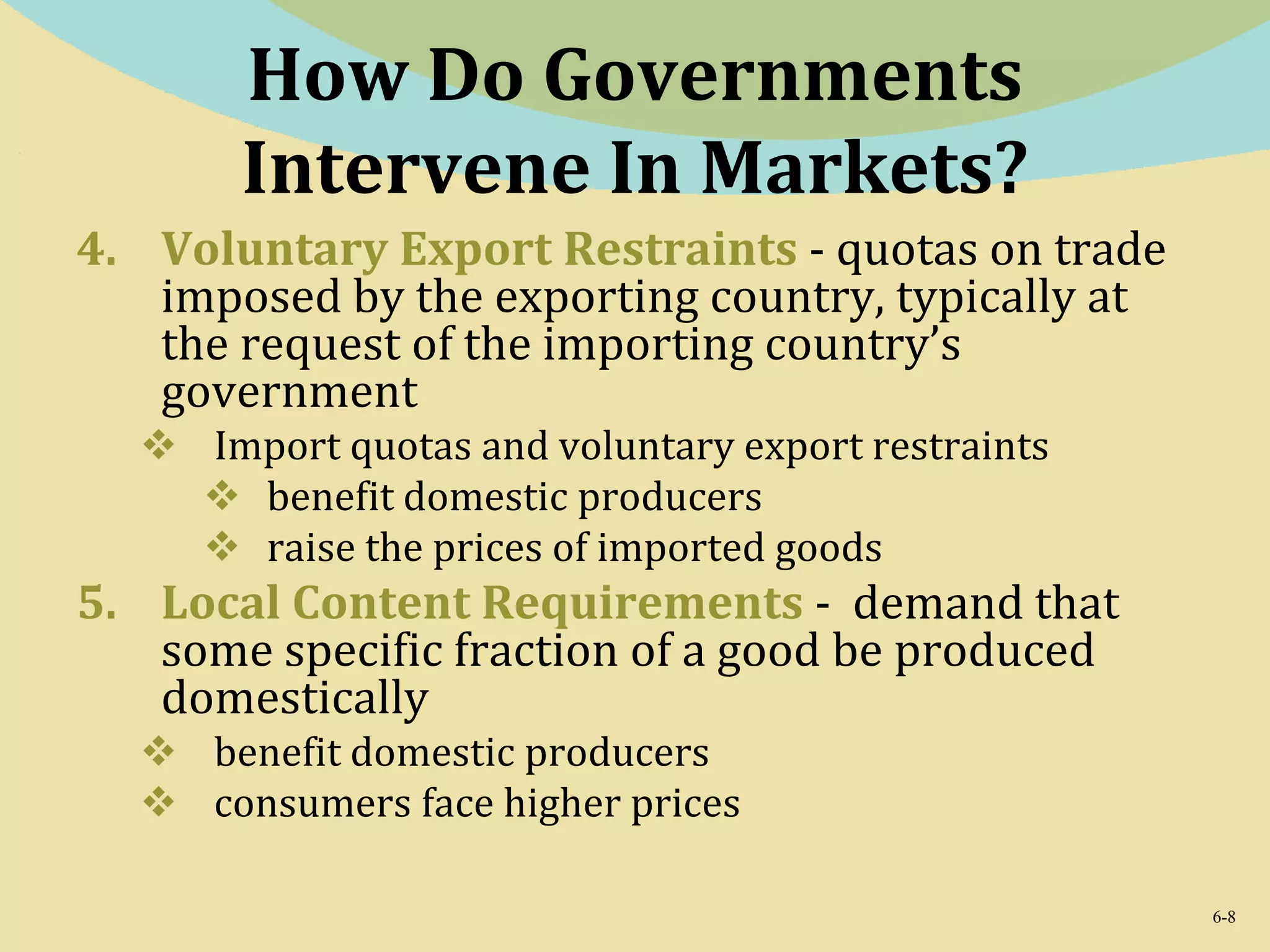 The political economy of international trade | PPT