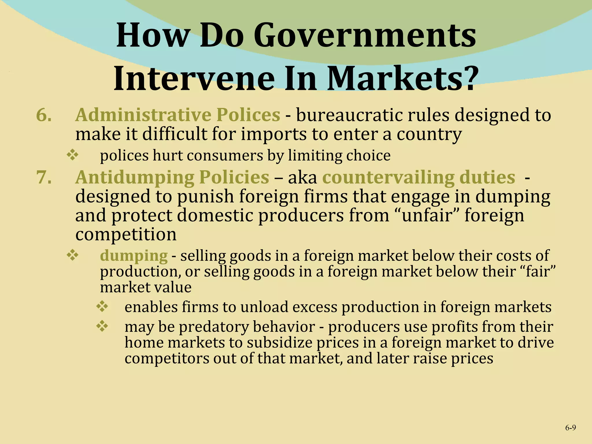 The political economy of international trade | PPT