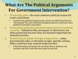 The political economy of international trade | PPT