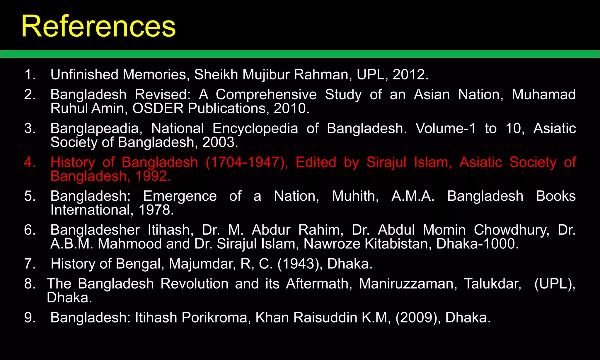 The political history of bangladesh and development trend | PPT