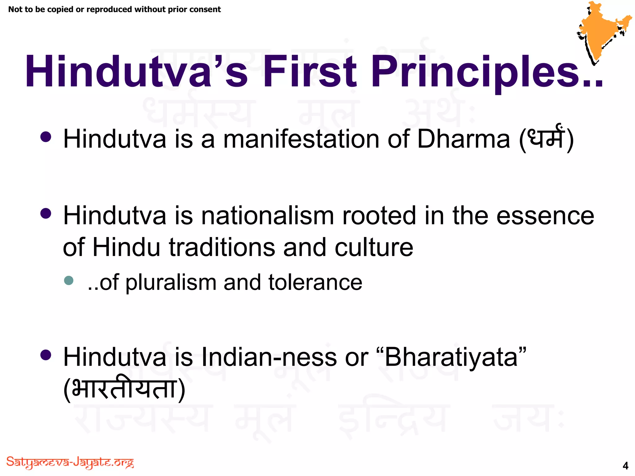 The Political Philosophy of Hindutva | PPT